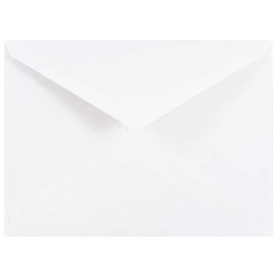 Jam Paper 4 375 X 5 75 White V Flap Invitation Envelopes Michaels